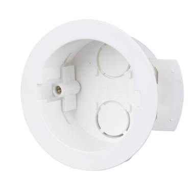 Scolmore Click Essentials 1 Gang Round Dry Lining Box (WA108P) | CEF