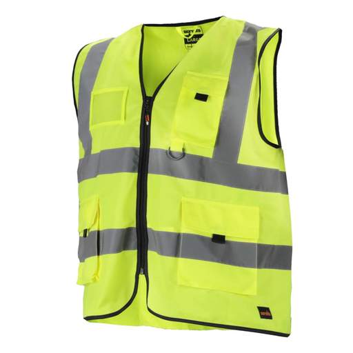Scruffs Medium High Visability Technical Vest Yellow (T56418) | CEF