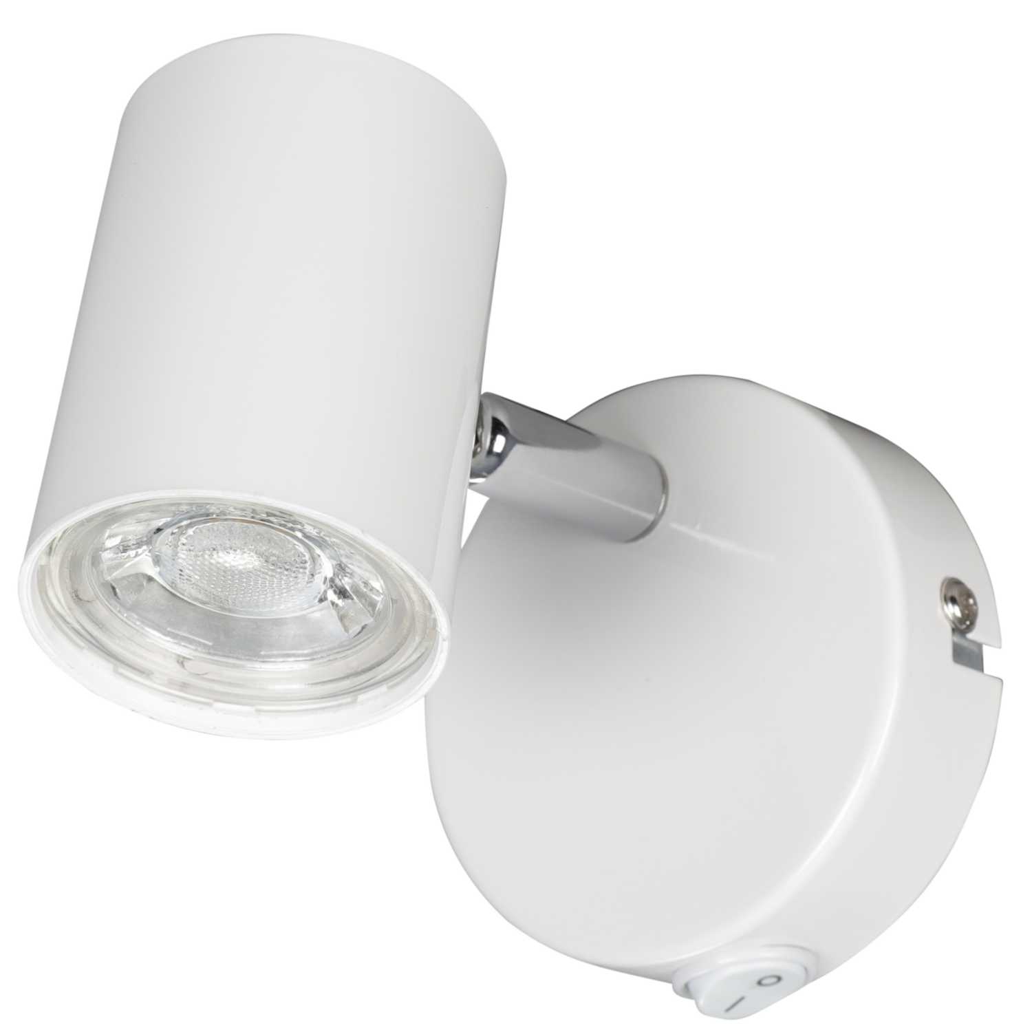 Searchlight 4W LED Spotlight White and Chrome 3000K (3171WH) | CEF