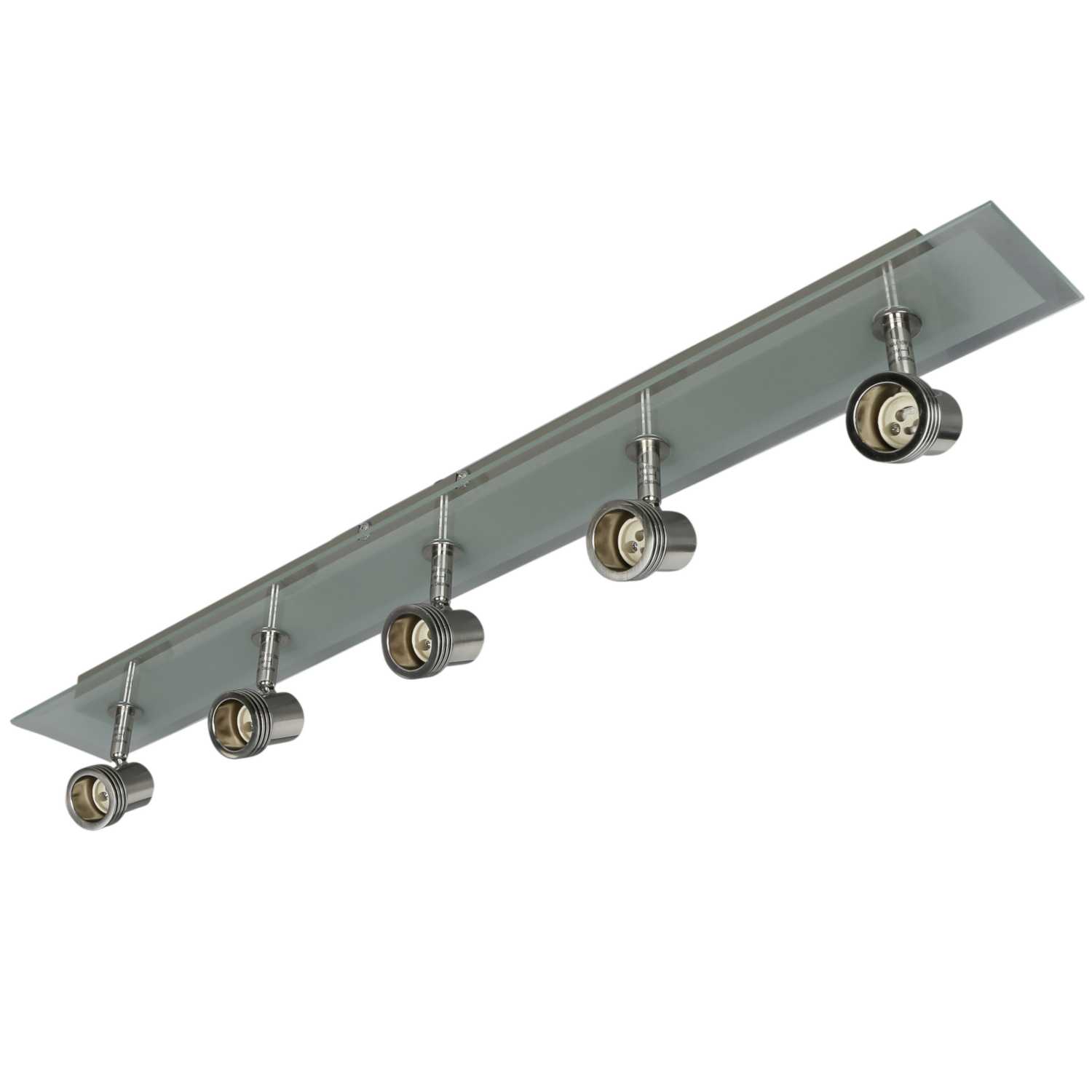 Searchlight 5 Light Halogen Spotlight Bar Satin Silver (7845-5) | CEF