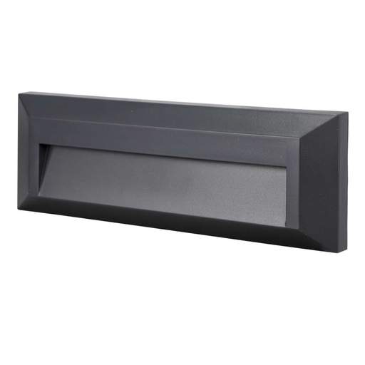 Searchlight Ankle 1.7W LED Outdoor Recessed Slot Light Dark Grey 4000K ...