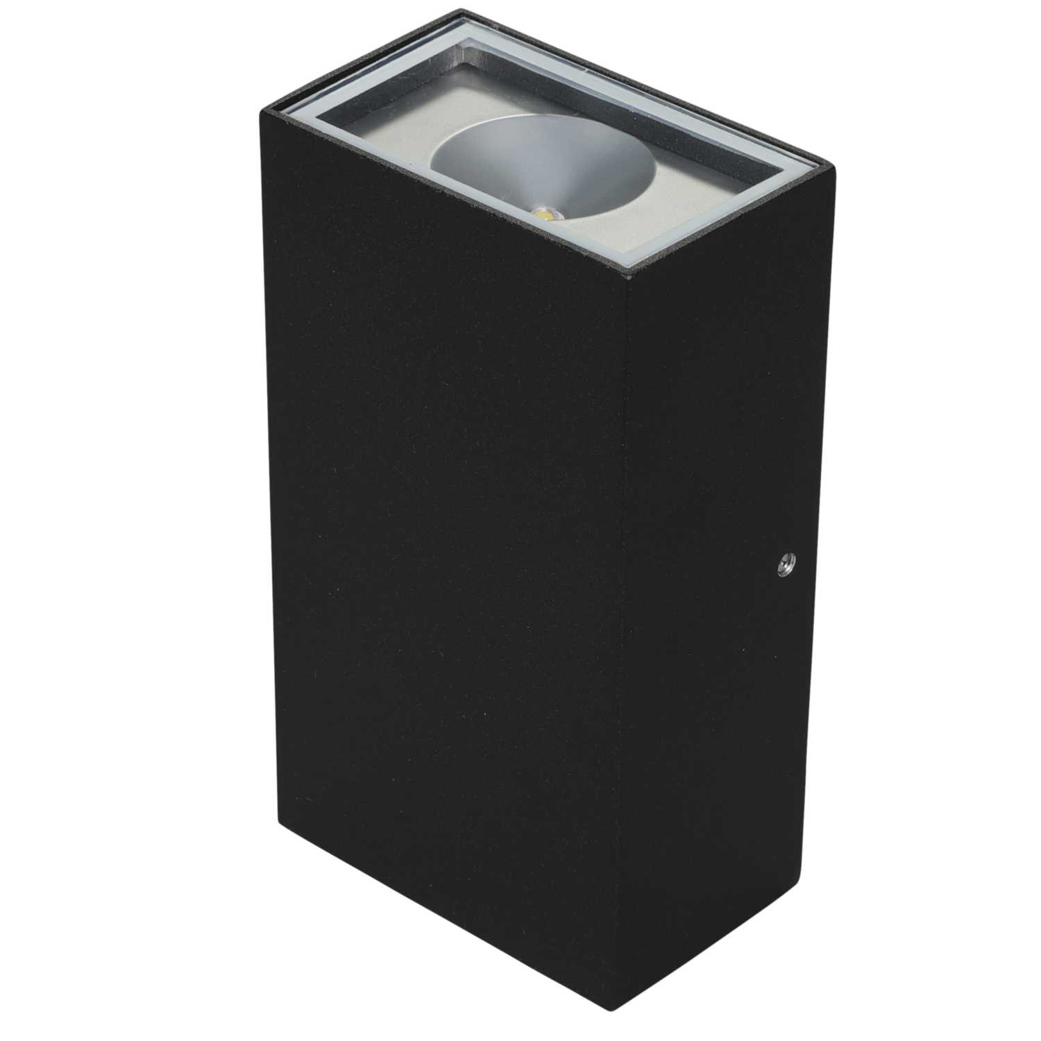 Searchlight 3W LED Up and Down Rectangle Wall Light Black (8852BK) | CEF