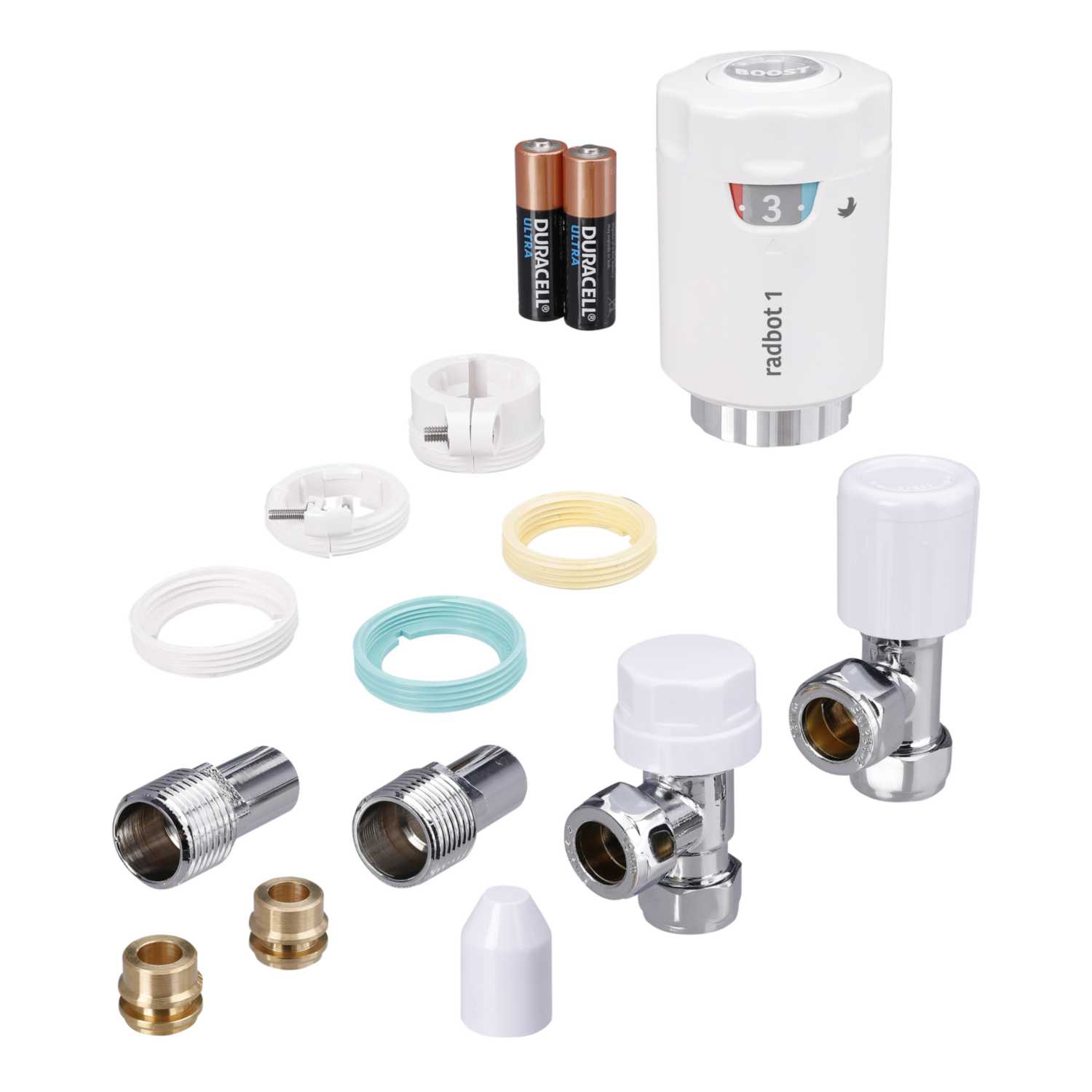 Secure Radbot 1 Intelligent Thermostatic Radiator Valve with Base and ...