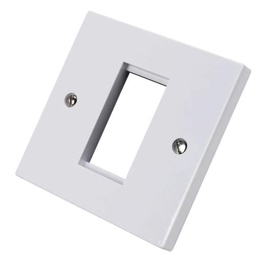 Securi-Flex 1 Gang 1 Euro Module Face Plate (SFX/ACCC560.5XFPWHT1) | CEF