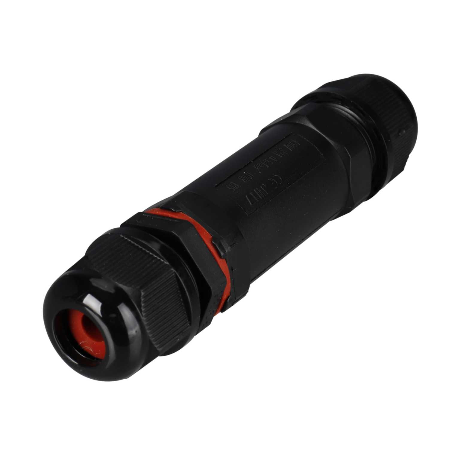 LGA Selectric 16A In-Line Cable Connector IP68 Black (CC68-1) | CEF