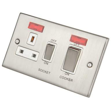 LGA Selectric 5M 45A DP Cooker Control Unit with Neon Metal / White ...