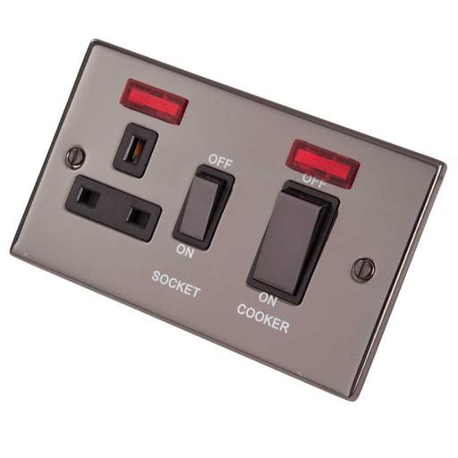 LGA Selectric 5M 45A DP Cooker Control Unit Metal / Black Insert Black ...