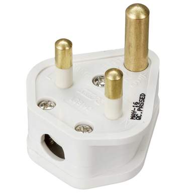 LGA Selectric 5A 3 Round Pin Plug (LG8193) | CEF