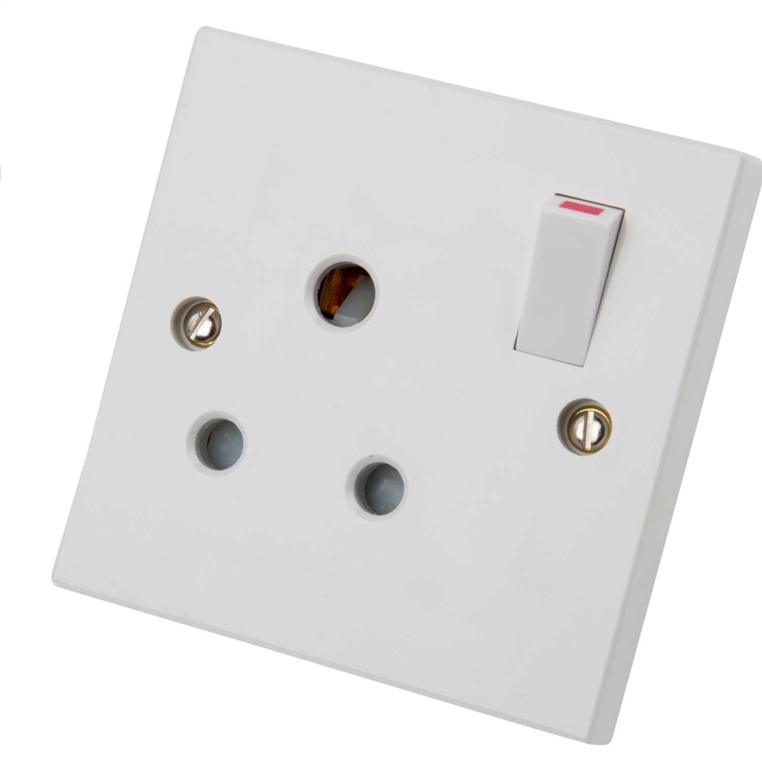 LGA Selectric 15A 1 Gang Switched Socket White (LG9090) | CEF