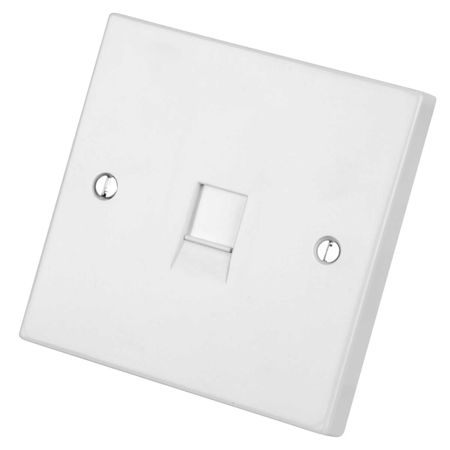 LGA Selectric 1 Gang RJ45 Socket White (NLGRJ45) | CEF