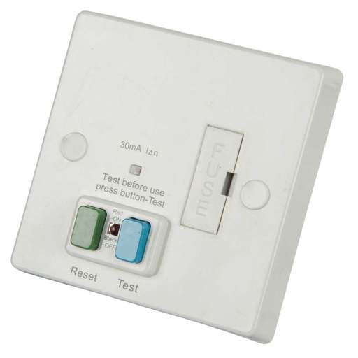 LGA Selectric 13A RCD Fused Spur White (SP-RCD13FCU) | CEF