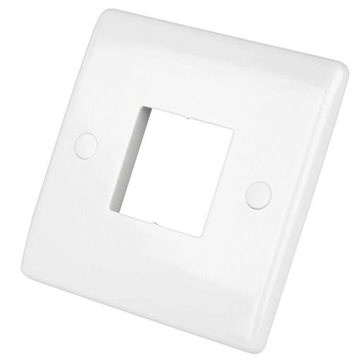 LGA Selectric 1 Gang 2 Module Front Plate White (SSLM-2G) | CEF