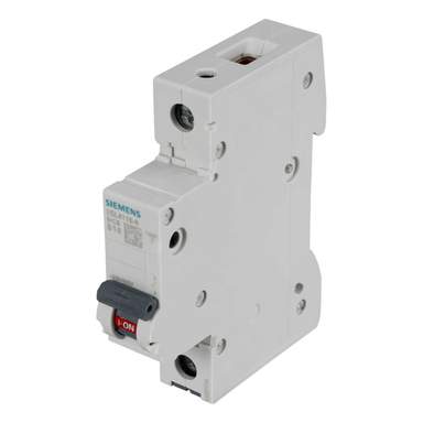 Siemens 16A Single Pole 10kA B Curve MCB (5SL4116-6MB) | CEF