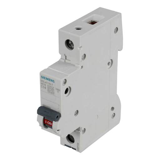 Siemens 16A Single Pole 10kA C Curve MCB (5SL4116-7MB) | CEF