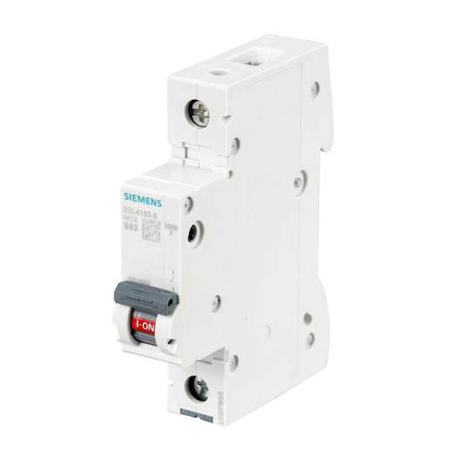 Siemens 63A Single Pole 10kA B Curve MCB (5SL4163-6MB) | CEF