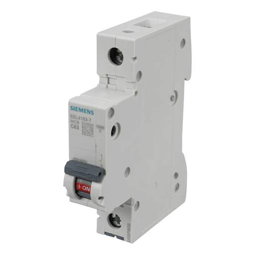 Siemens 63A Single Pole 10kA C Curve MCB (5SL4163-7MB) | CEF