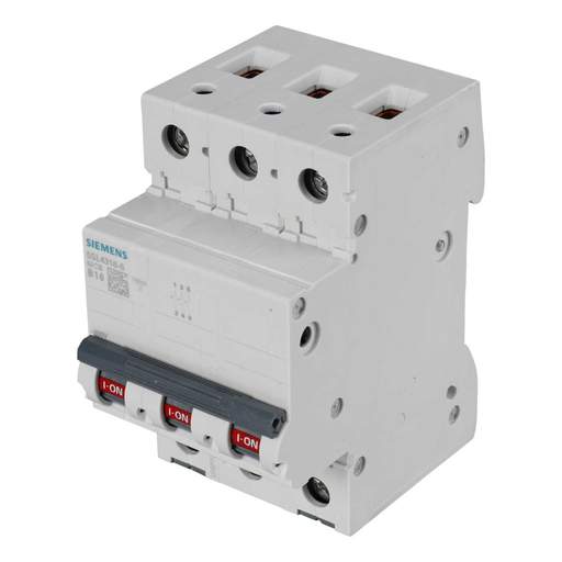 Siemens 16A Triple Pole 10kA B Curve MCB (5SL4316-6MB) | CEF