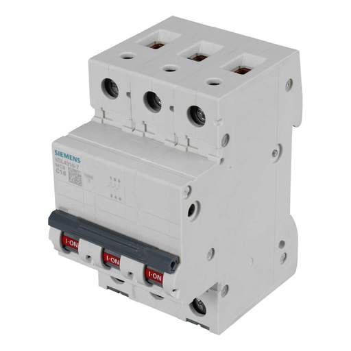 Siemens 16A Triple Pole 10kA C Curve MCB (5SL4316-7MB) | CEF