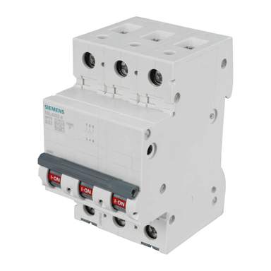 Siemens 32A Triple Pole 10kA B Curve MCB (5SL4332-6MB) | CEF
