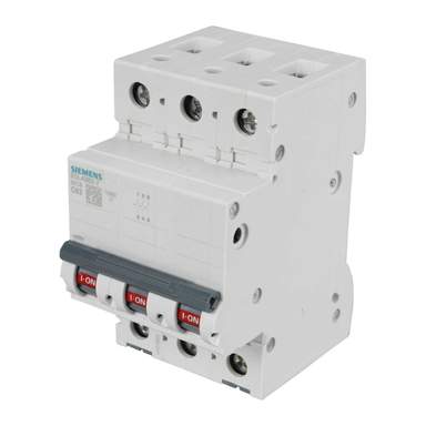Siemens 63A Triple Pole 10kA C Curve MCB (5SL4363-7MB) | CEF