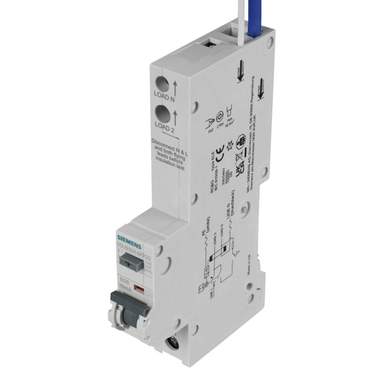 Siemens 20A 1P+N 1 Module B Curve 10kA 30mA Type A RCBO (5SU9304-6KK20) | CEF