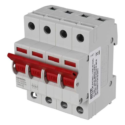 Siemens 125A 4 Pole Isolator Incomer (5TE1402-0DA) | CEF