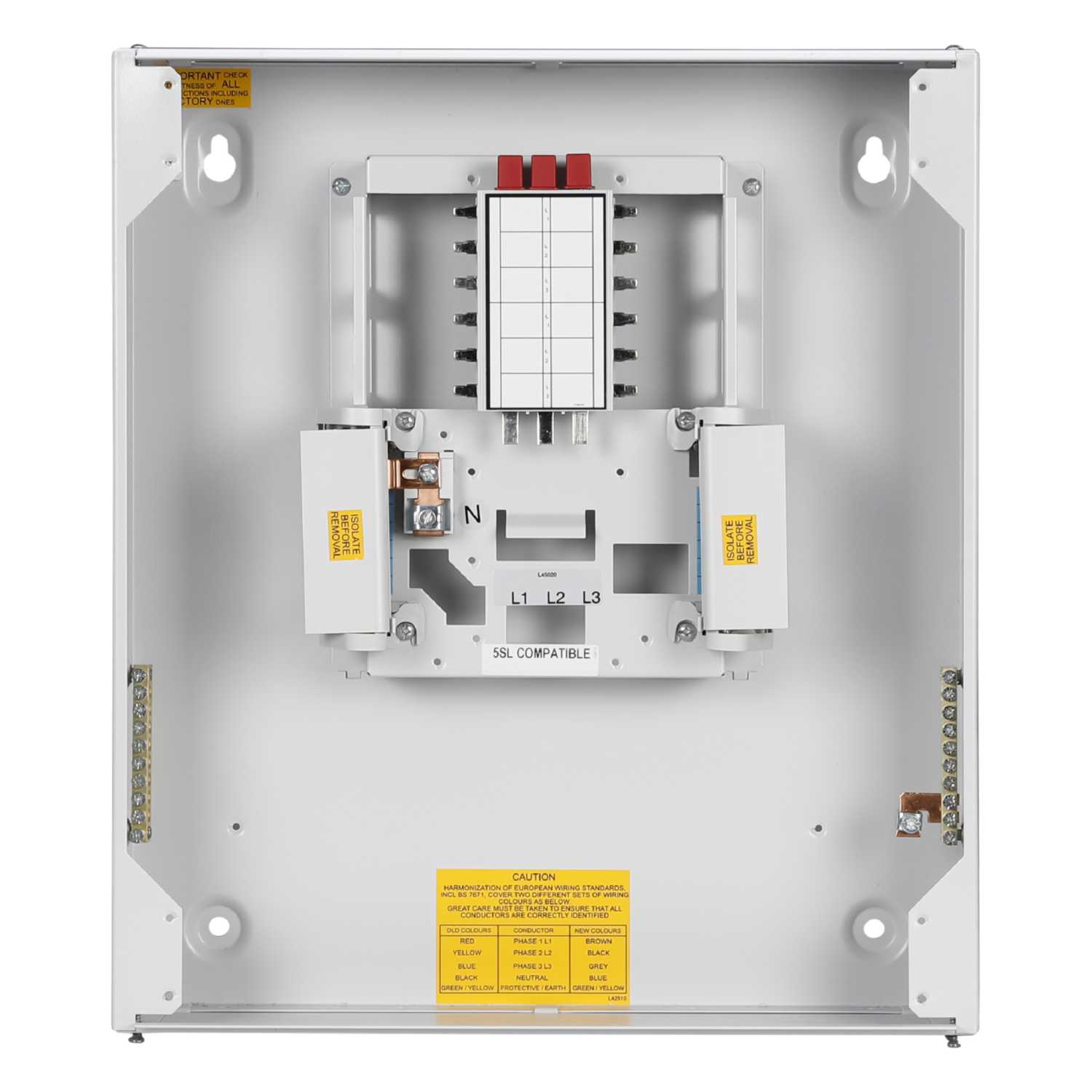 Siemens 4 Way TP+N Type B Distribution Board without Incomer (8GP1204 ...