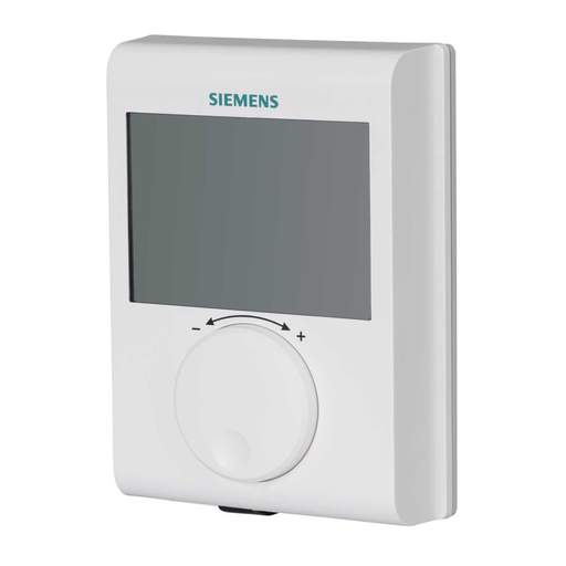 Siemens Wireless Digital Room Thermostat (RDH100RF/SET) | CEF