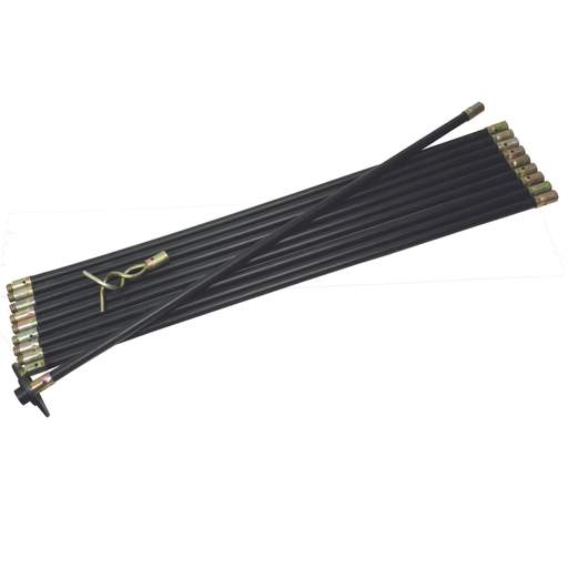 Silverline 12 Piece Drain Rods Set (273193) | CEF