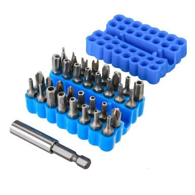 Silverline 25mm Cr-V Security Bit 33 Piece Set (909353) | CEF