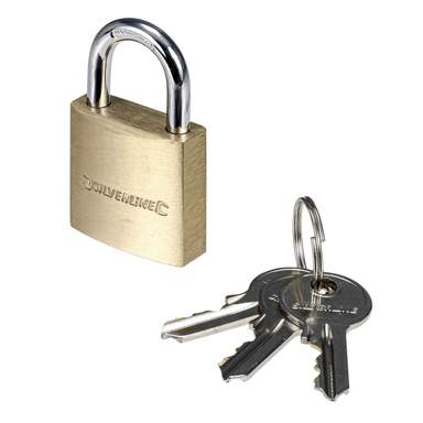 Silverline 30mm Padlock Brass (MSS02) | CEF