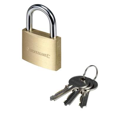 Silverline 50mm Padlock Brass (MSS04) | CEF