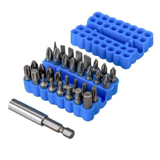 Silverline 25mm Cr-V Screwdriver Bit Set 33 Piece (SB09) | CEF
