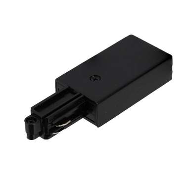 SLV Lighting Track Feed for 1 Circuit Track Earth Right Black (143040 ...