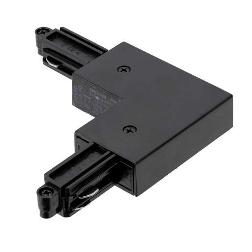 SLV Lighting Corner Connector for 1 Circuit Track Earth Outside Black ...