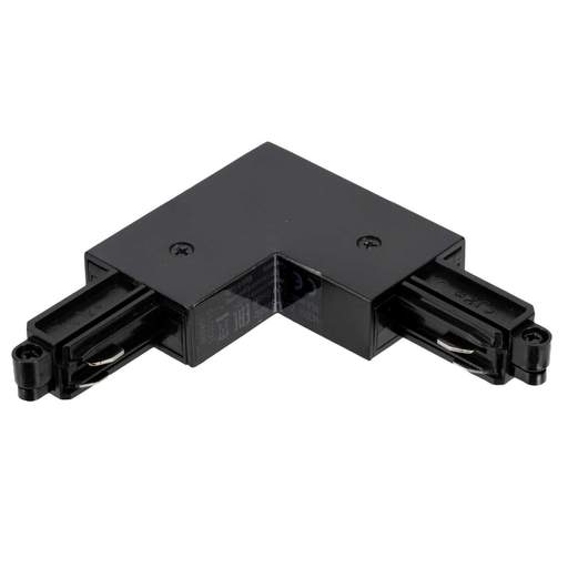 SLV Lighting Corner Connector for 1 Circuit Track Earth Inside Black ...
