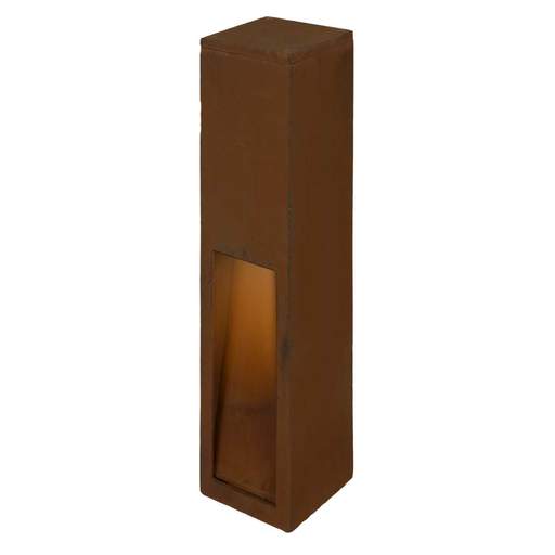 SLV Lighting Rusty Slot 50 ES Bollard Rusted Iron (229410) | CEF
