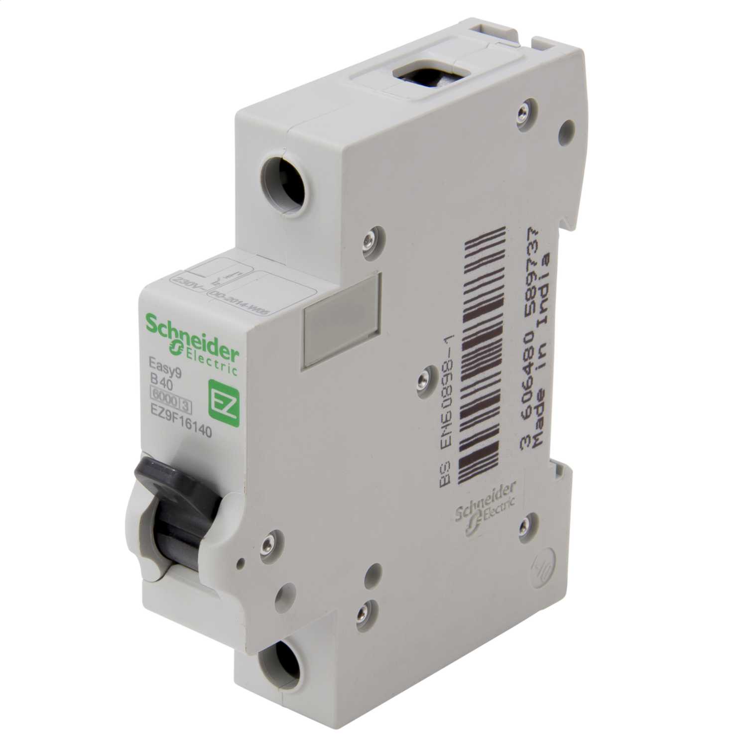 Schneider Easy9 40A Single Pole 6kA B Curve MCB (EZ9F16140) | CEF