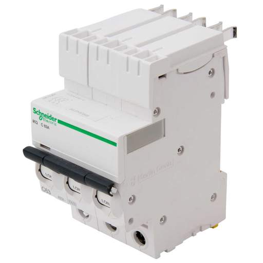 Schneider Square D IKQ 63A Triple Pole 10kA C Curve MCB (SE10C363) | CEF