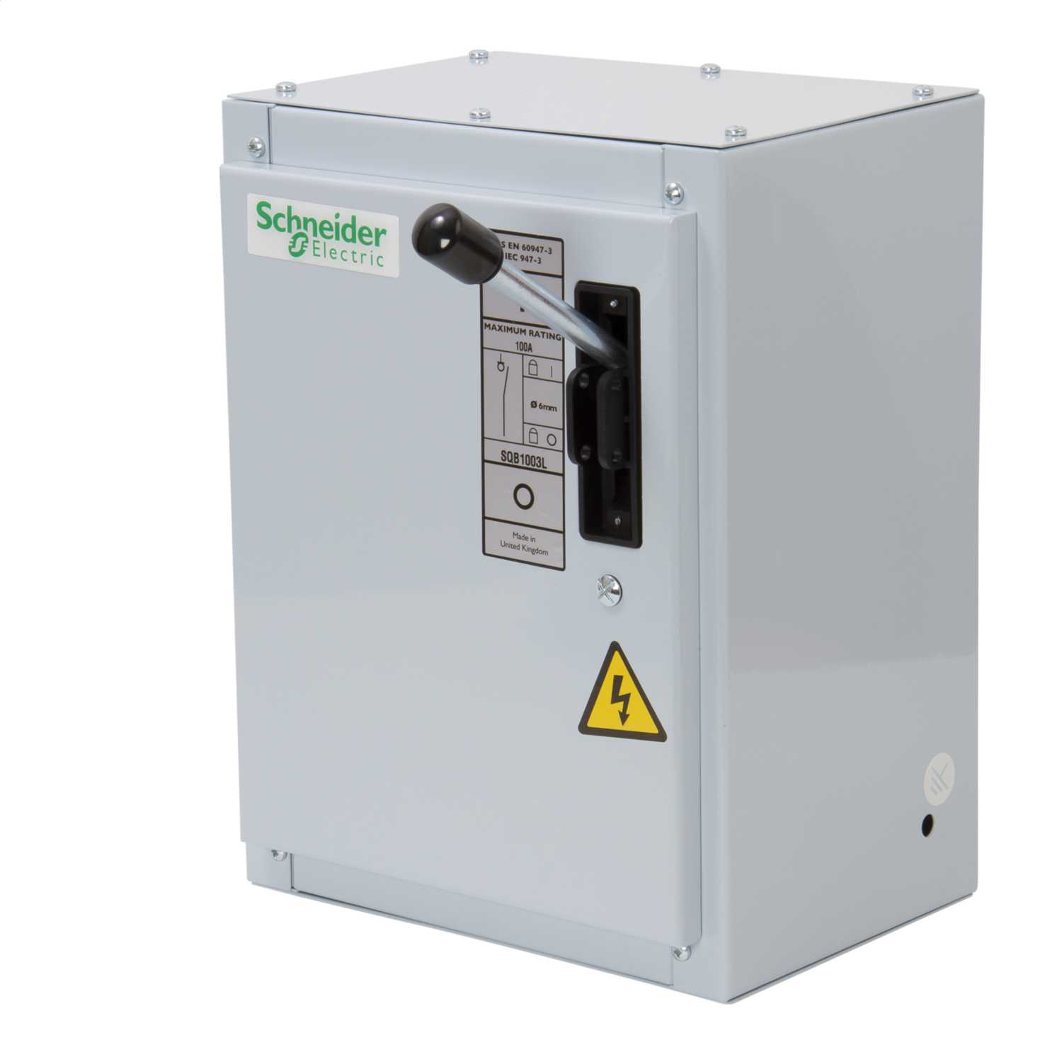 Schneider Square D Quadbreak 100A TP+N Metal Isolator Switch ...