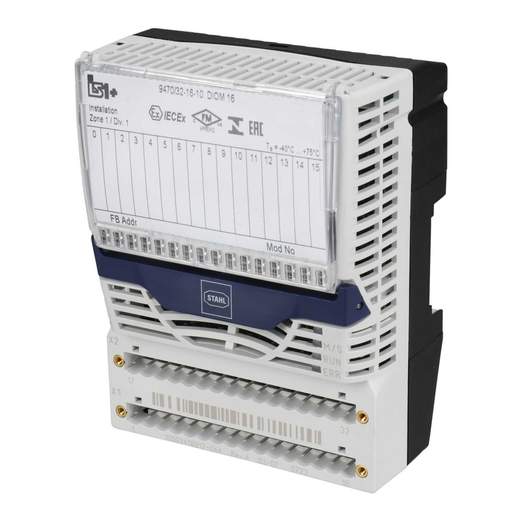 R Stahl IS1+ Remote I/O Digital Input-Output Module with Channel Status ...