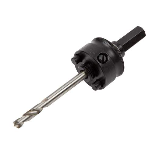 Starrett Quick Hitch Arbor Hex Shank with Extra Length HSS Pilot Drill ...