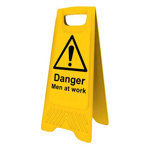 Engex 'Danger Men at Work' Free Standing Sign (GX-AMAW) | CEF