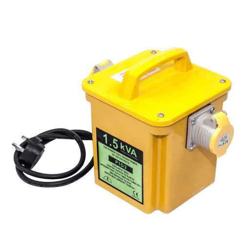 Engex 1.5kVA Portable Tool Transformer 110V with 2 x 16A Sockets (GX ...