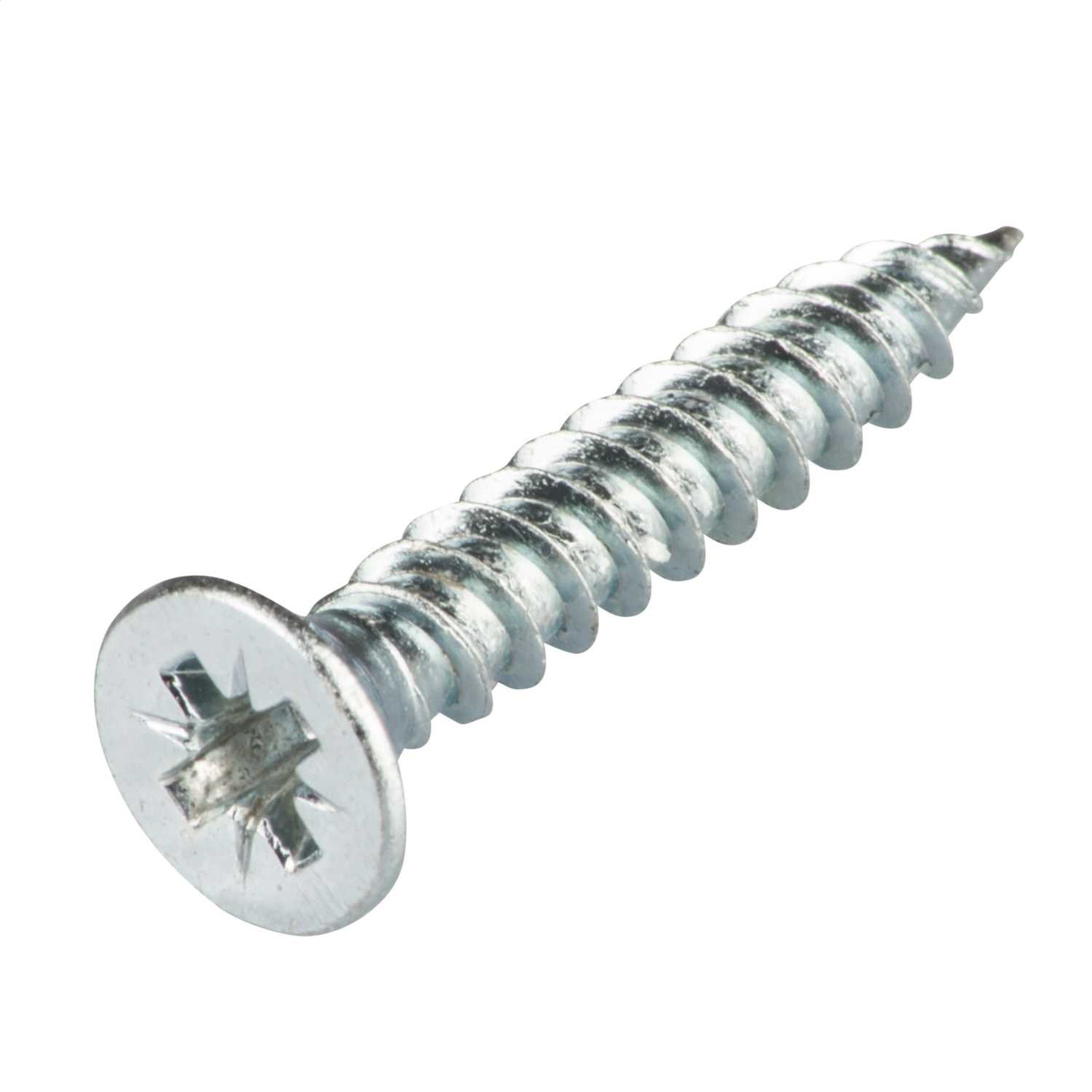 Engex 8 x 1 Countersunk Woodscrews BZP (Pack of 100) (GX-WS8X1) | CEF