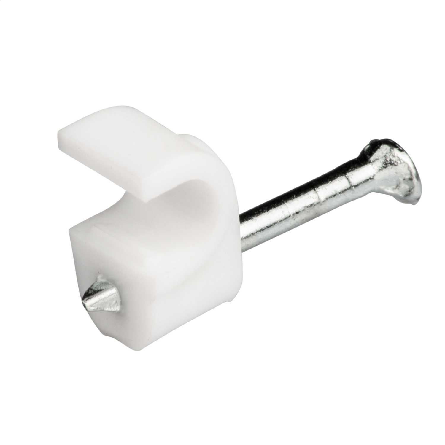 Engex 5mm Round Cable Clips White (Pack of 100) (GX01104) | CEF
