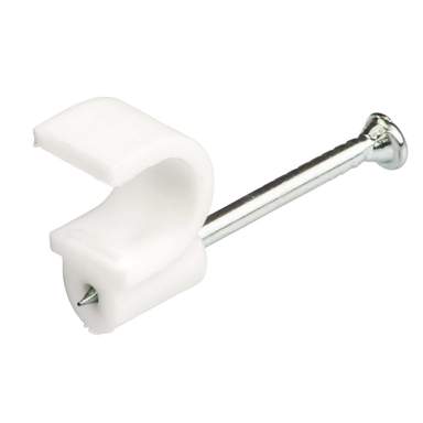 Engex 7mm Round Clips White (Pack of 100) (GX01106) | CEF