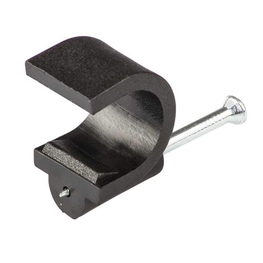 Engex 12mm Round Clips Black (Pack of 100) (GX01124) | CEF