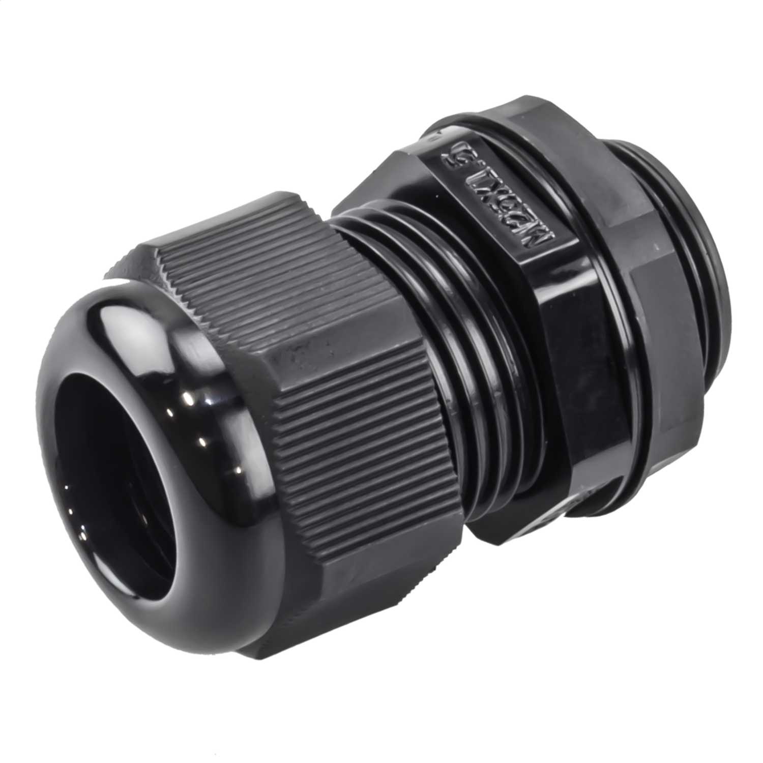 Engex 25mm IP68 Nylon Compression Gland Black (Pack of 10) (HAM25BK) | CEF