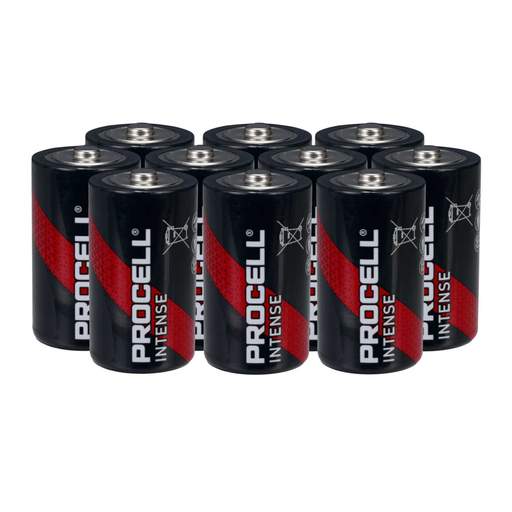 Duracell 1.5V Type D MN1300 Alkaline Industrial Battery (Pack of 10 ...